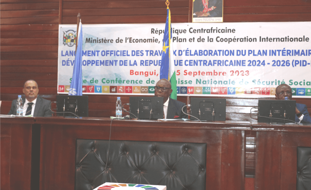 Centrafrique : Le gouvernement jette les bases du Plan Intérimaire de ...