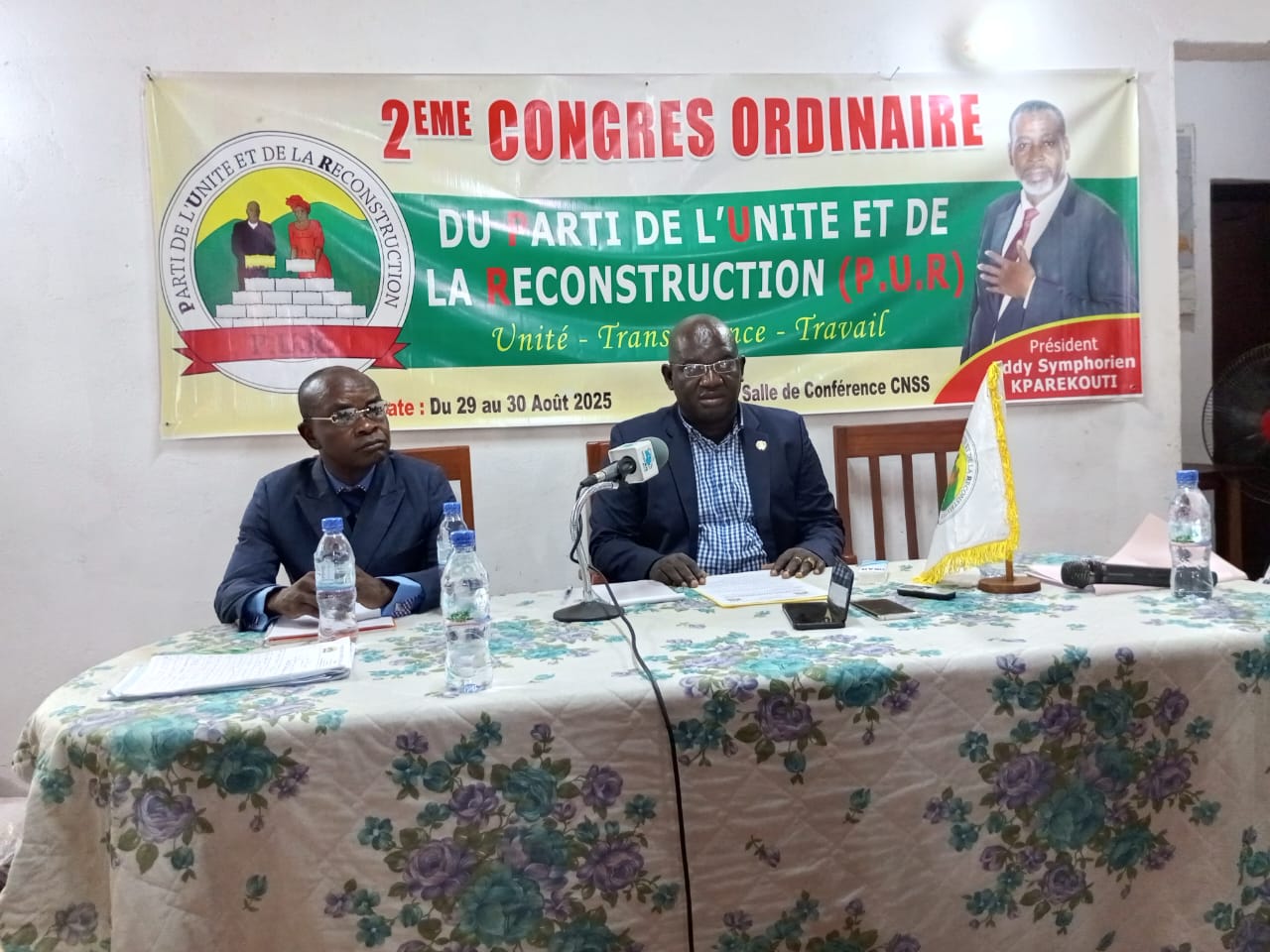 Centrafrique : le parti PUR annonce son 2ᵉCongrès Ordinaire sous le ...