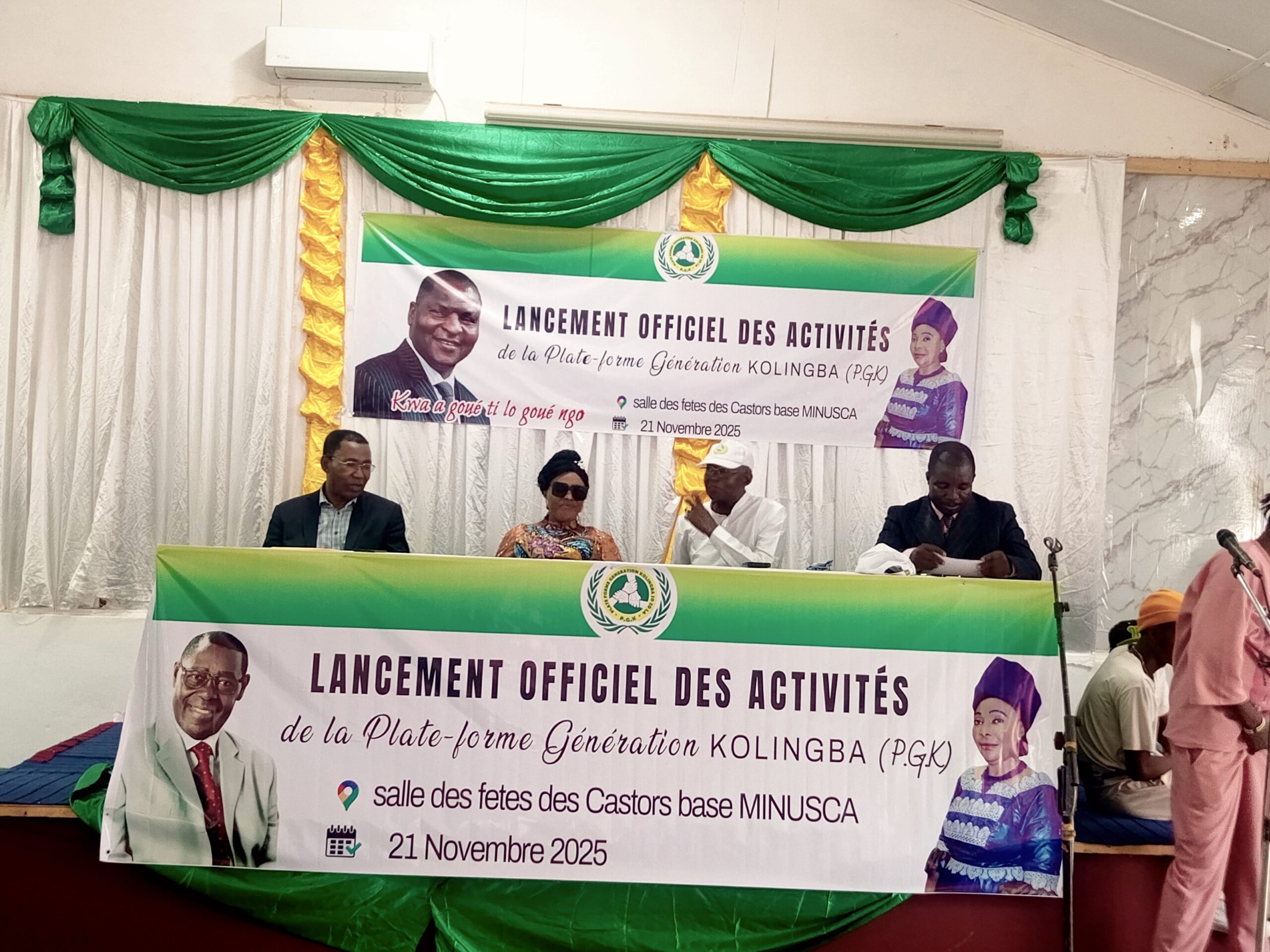 Centrafrique : la Plateforme Génération Kolingba lance officiellement ...